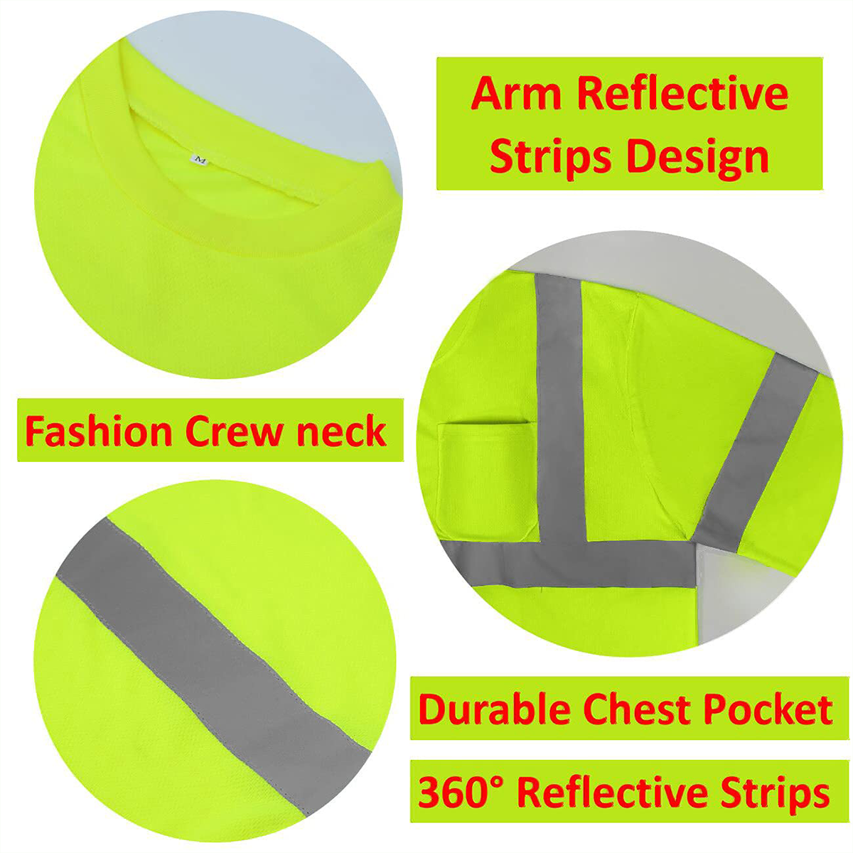 Custom LOGO Reflective Shirts Long Sleeve Class 3 Hi Vis Shirts – SafetyIn
