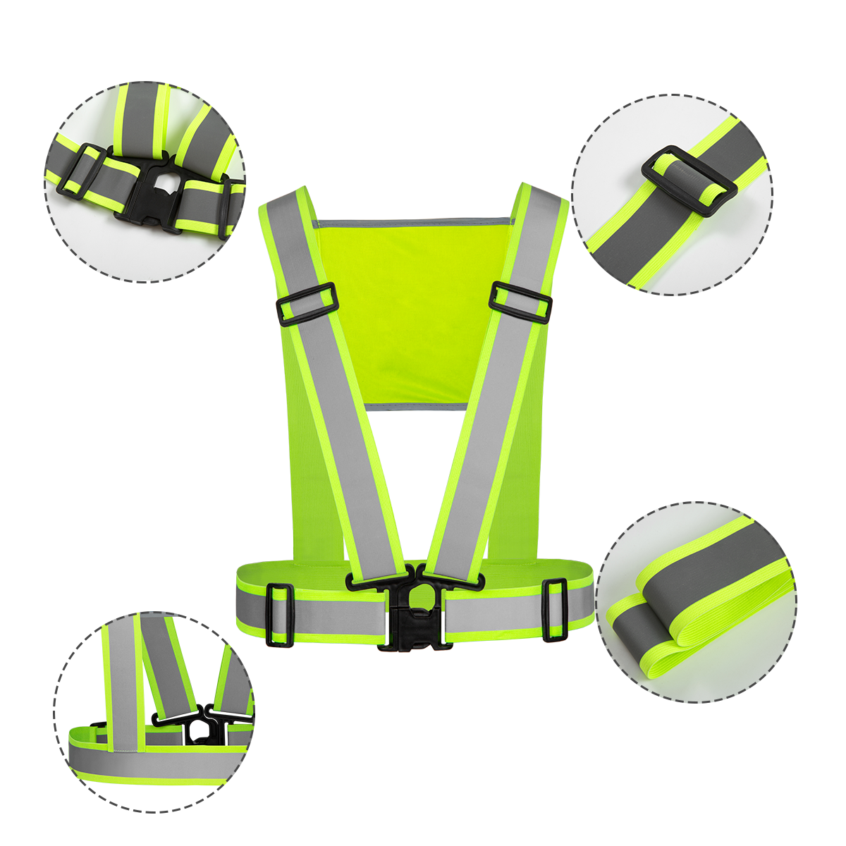 Affordable Free Custom Safety Reflective Strap No MOQ – Safetyin
